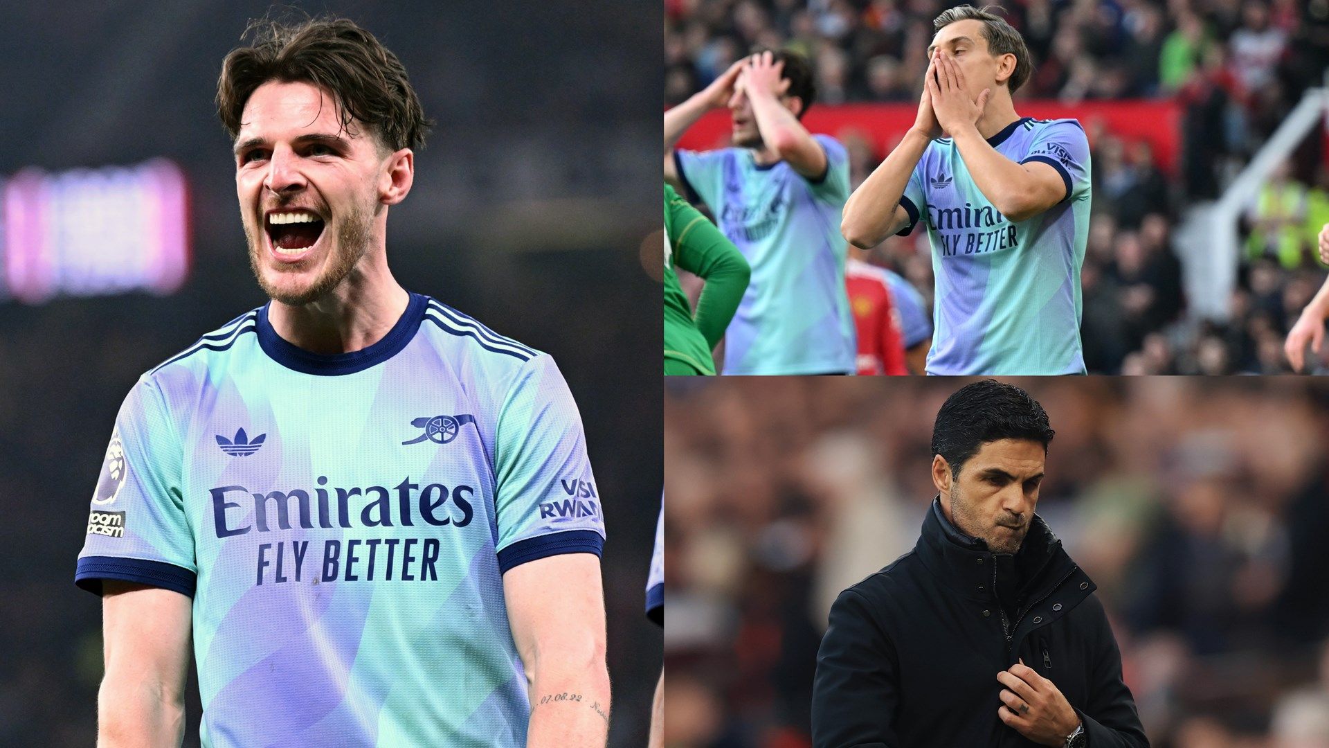 Arsenal player ratings vs Man Utd: Declan Rice to the rescue! England midfielder saves the day ...